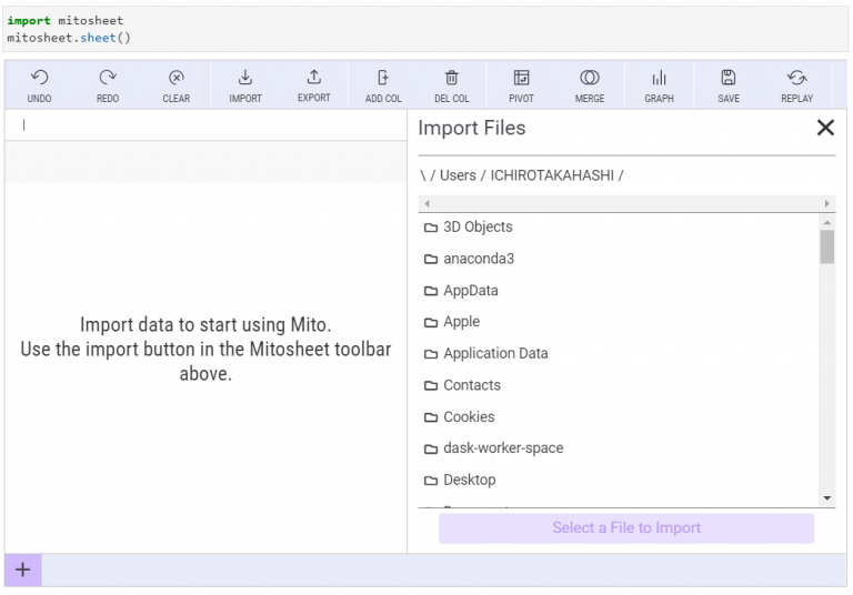 PythonのピボットテーブルをExcelのように操作するMito（その2：データの読み込みと結合） – セールスアナリティクス