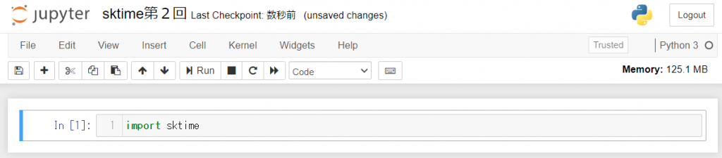 Python ライブラリー「sktime」で学ぶ らくらくビジネス時系列機械学習 Web講座 – 第2回：sktimeのインストール – – セールスアナリティクス
