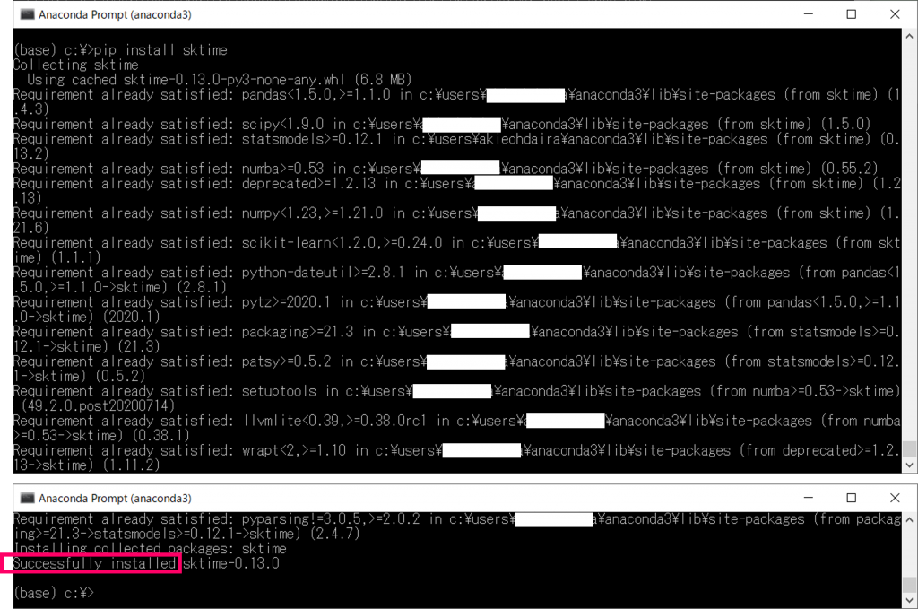 Python ライブラリー「sktime」で学ぶ らくらくビジネス時系列機械学習 Web講座 – 第2回：sktimeのインストール – – セールスアナリティクス