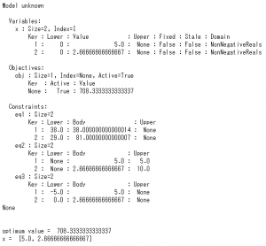 最適化問題をPythonのPyomoライブラリーで解こうその2：線形計画問題（行列とベクトルを利用） – セールスアナリティクス