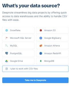 JupyterのようなWebベースのノートブック「Deepnote」（その1：Deepnoteのアカウント作成とプロジェクト作成） – セールスアナリティクス